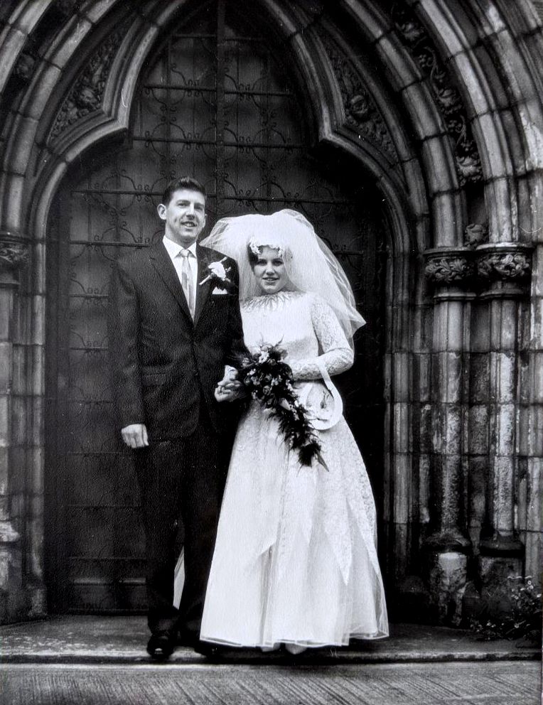 Ian’s parents on their wedding day 1963 - DNA Doesn't Lie / InH Online